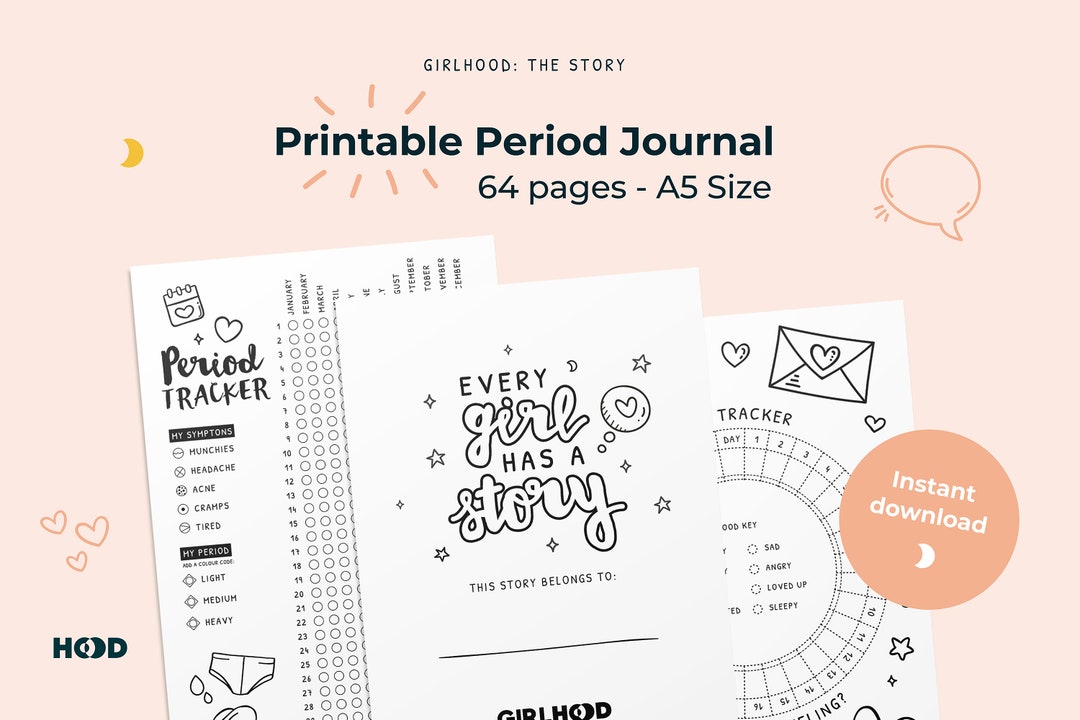Girlhood: the Story Period Journal Printable - Etsy