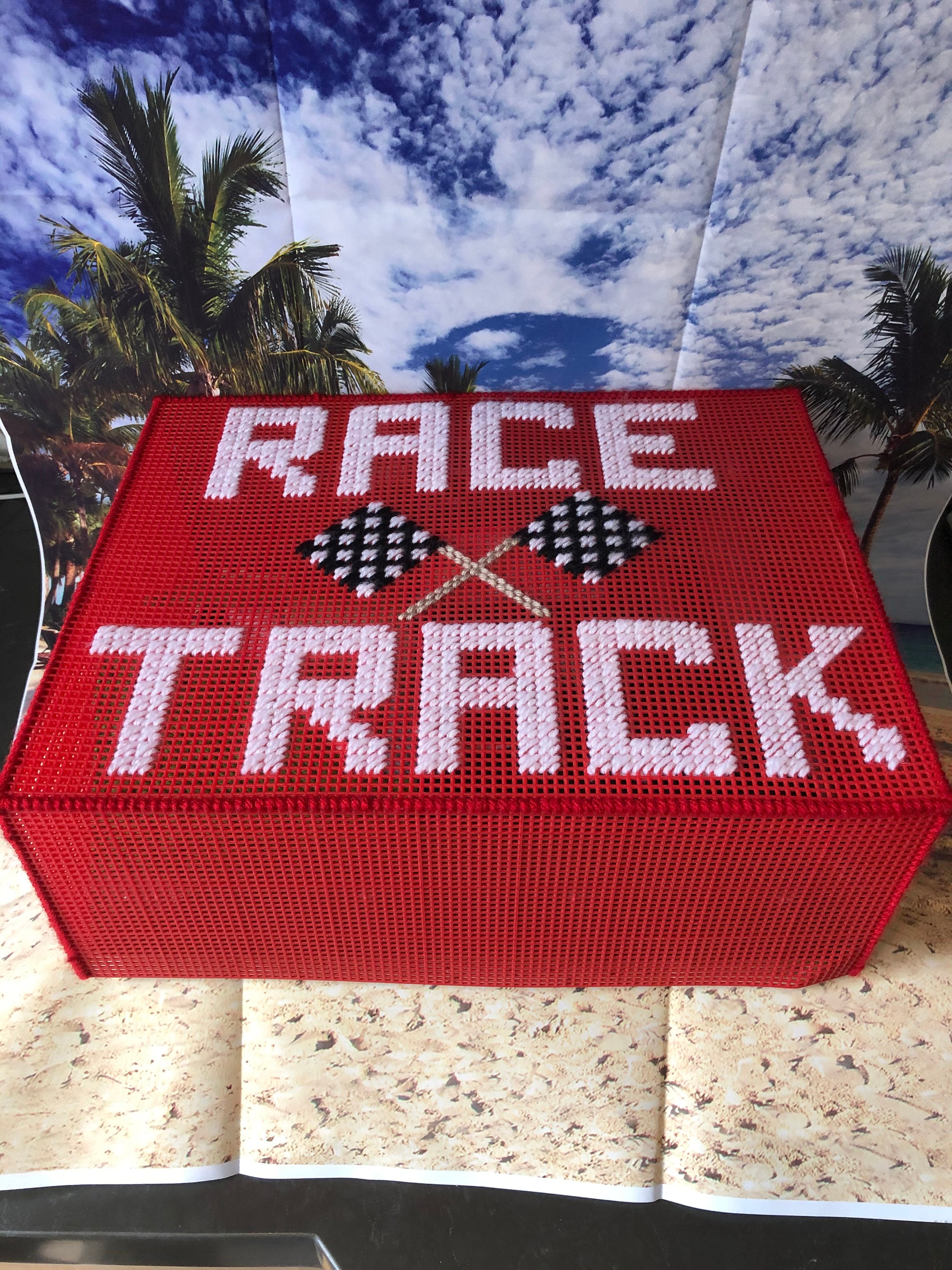Amazing, Plastic Canvas Race Track, Fully Self Contained, Great for ...