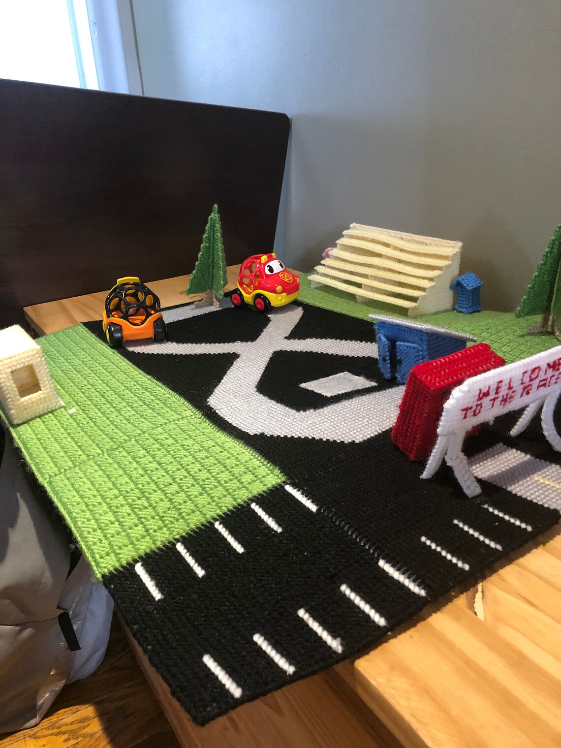 Amazing, Plastic Canvas Race Track, Fully Self Contained, Great for ...