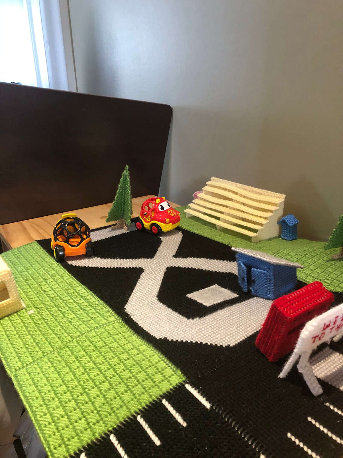 Amazing, Plastic Canvas Race Track, Fully Self Contained, Great for ...