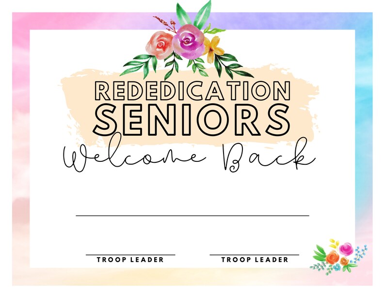 Girl Scout Investiture & Rededication Certificate Set (unofficial) - Etsy