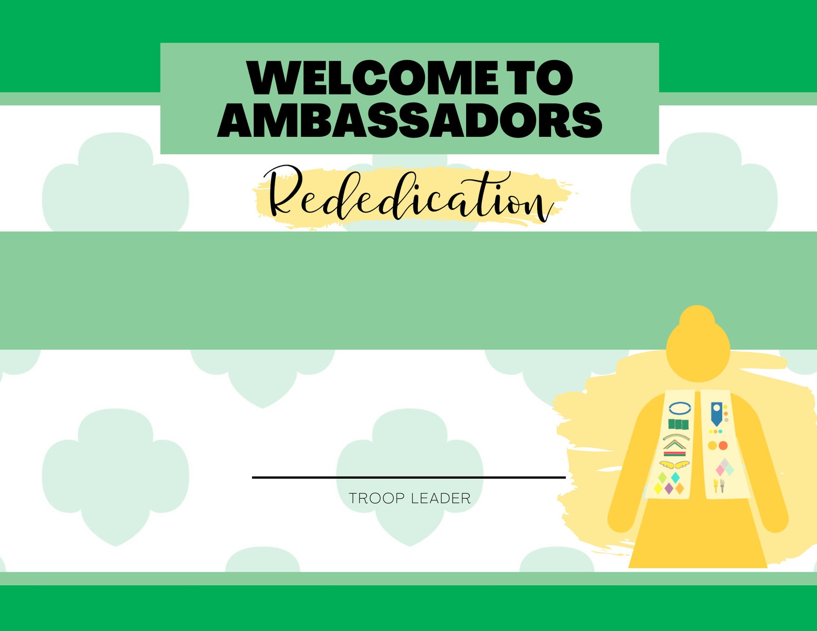 Girl Scout Investiture & Rededication Certificate Set (unofficial) - Etsy