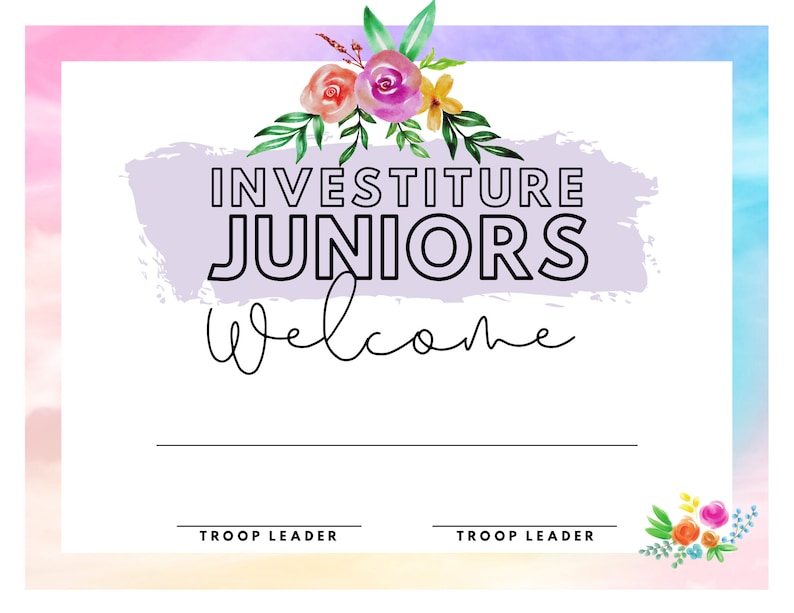 Girl Scout Investiture & Rededication Certificate Set (unofficial) - Etsy