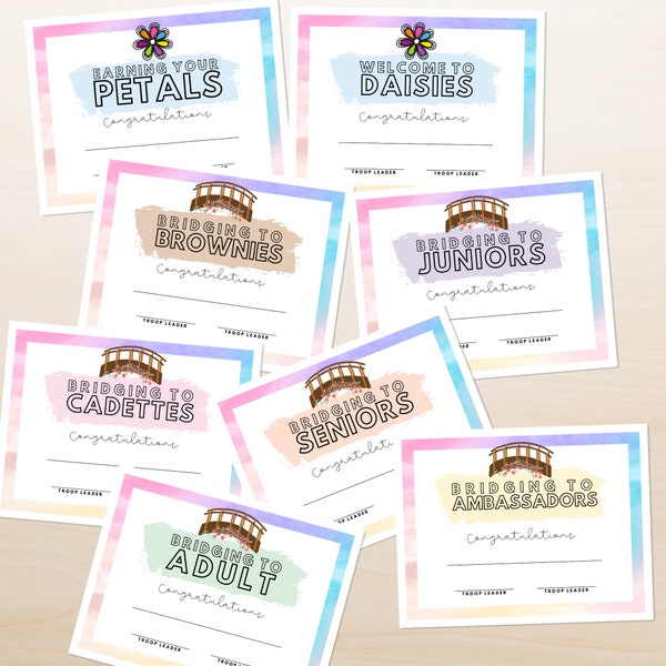 Junior Bridging Certificate - Etsy