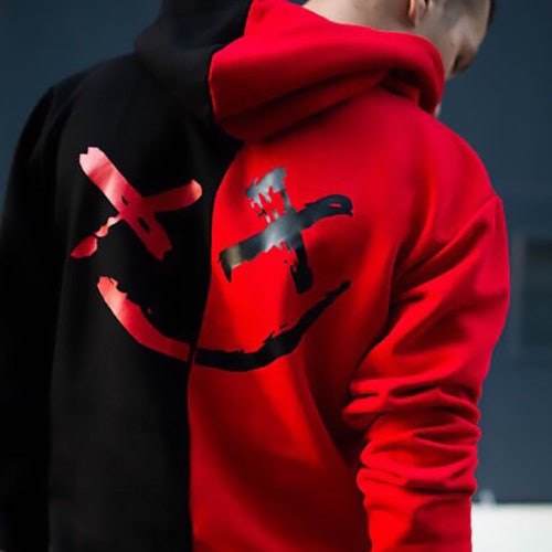 Two Color Hoodie Nice Youth Gift Made of сozy Fabric Unisex - Etsy