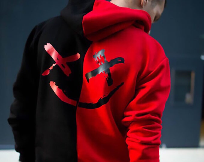 Two Color Hoodie Nice Youth Gift Made of сozy Fabric, Unisex Street ...