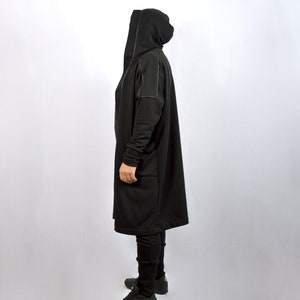 Oversized Cloak With Hood, Unisex Cardigan, Oversized Cardigan, Hooded ...