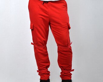 Pants With Cargo Pocket and Ribbons | Etsy