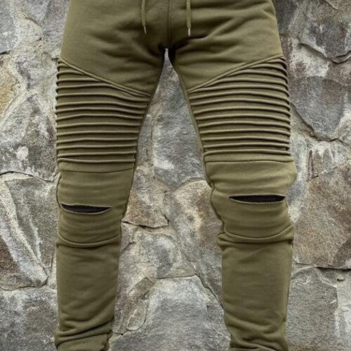 Unisex Sweatpants With Cut on the Knee Street Wear Stitching - Etsy