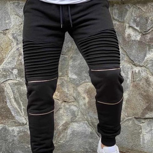 Unisex Sweatpants With Cut on the Knee Street Wear Stitching - Etsy