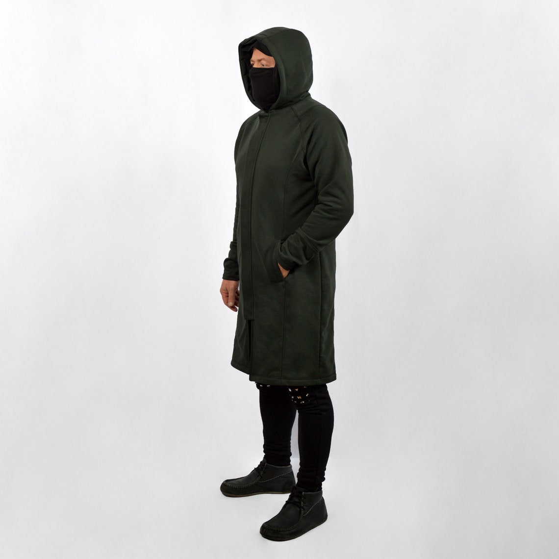 Unisex Hooded Coat Cloak With Hood Steampunk Coat Urban | Etsy