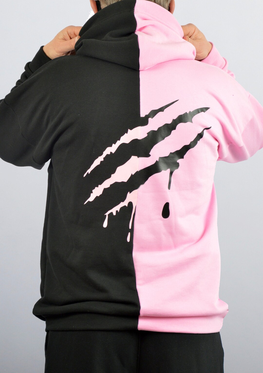 Two Color Hoodie Nice Youth Gift Made of сozy Fabric, Unisex Street ...