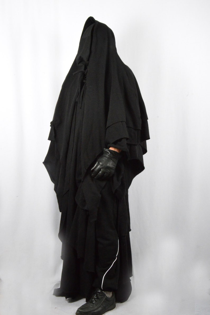 Ghost Costume.witch Wizardhooded Fantasy Cloaksith Cloak - Etsy