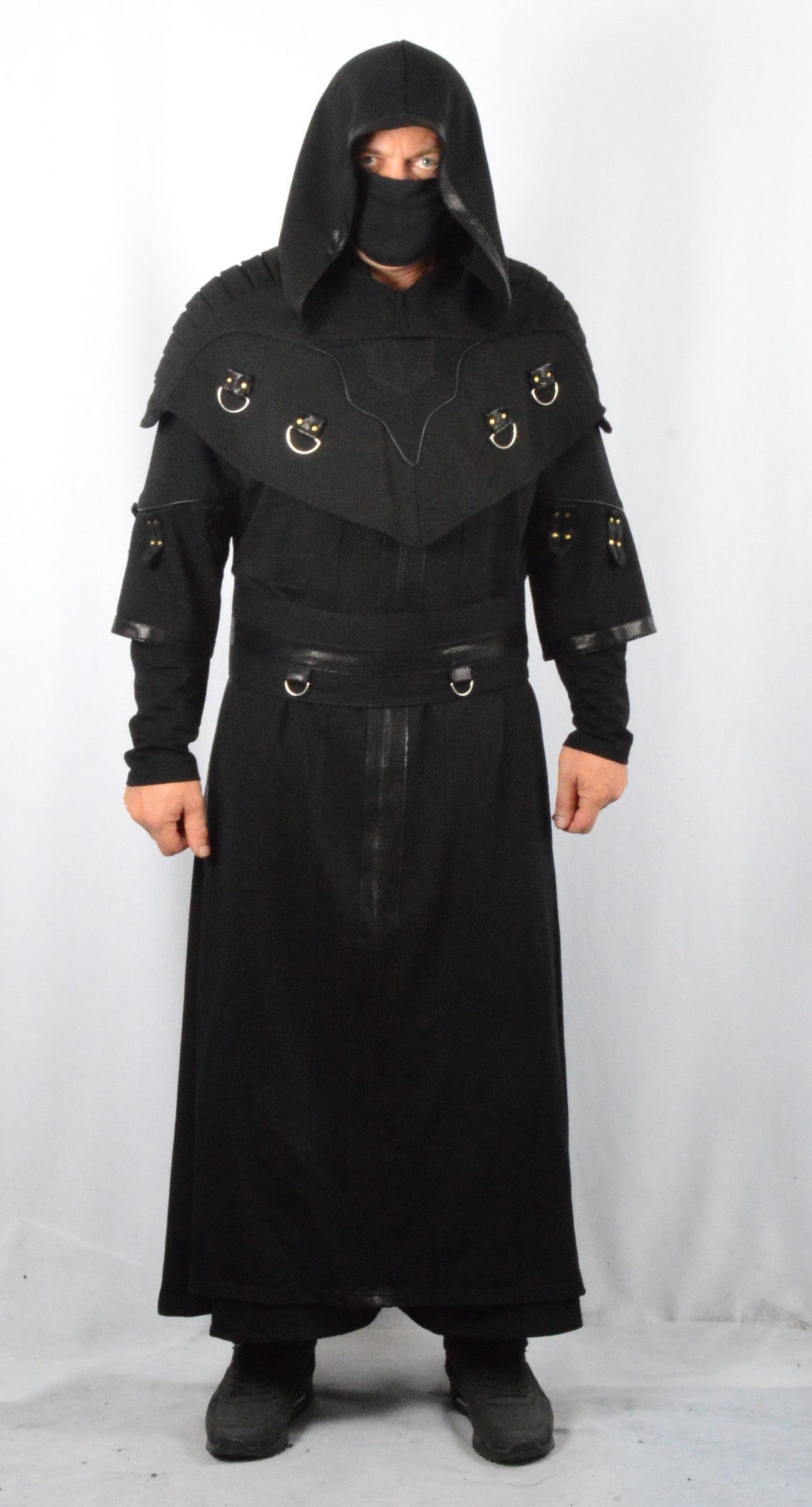 Аssassin Cloak Warlock Сloak Hooded Fantasy Cloakall Sizes. - Etsy