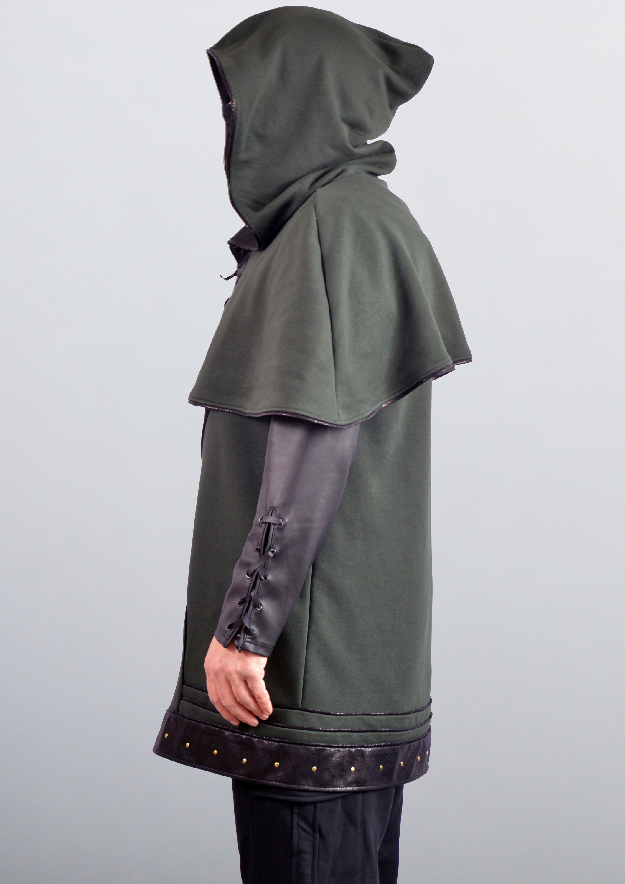 Medieval Viking Tunic for LARP Costume Cosplay. Viking Hood. | Etsy