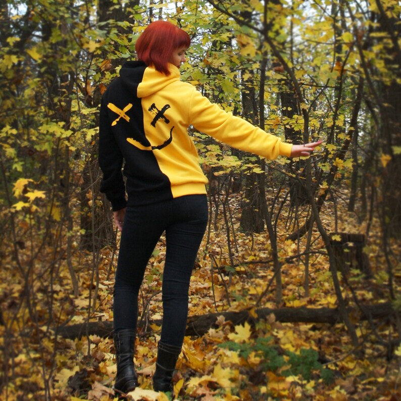 Two Color Hoodie Nice Youth Gift Made of сozy Fabric Unisex - Etsy