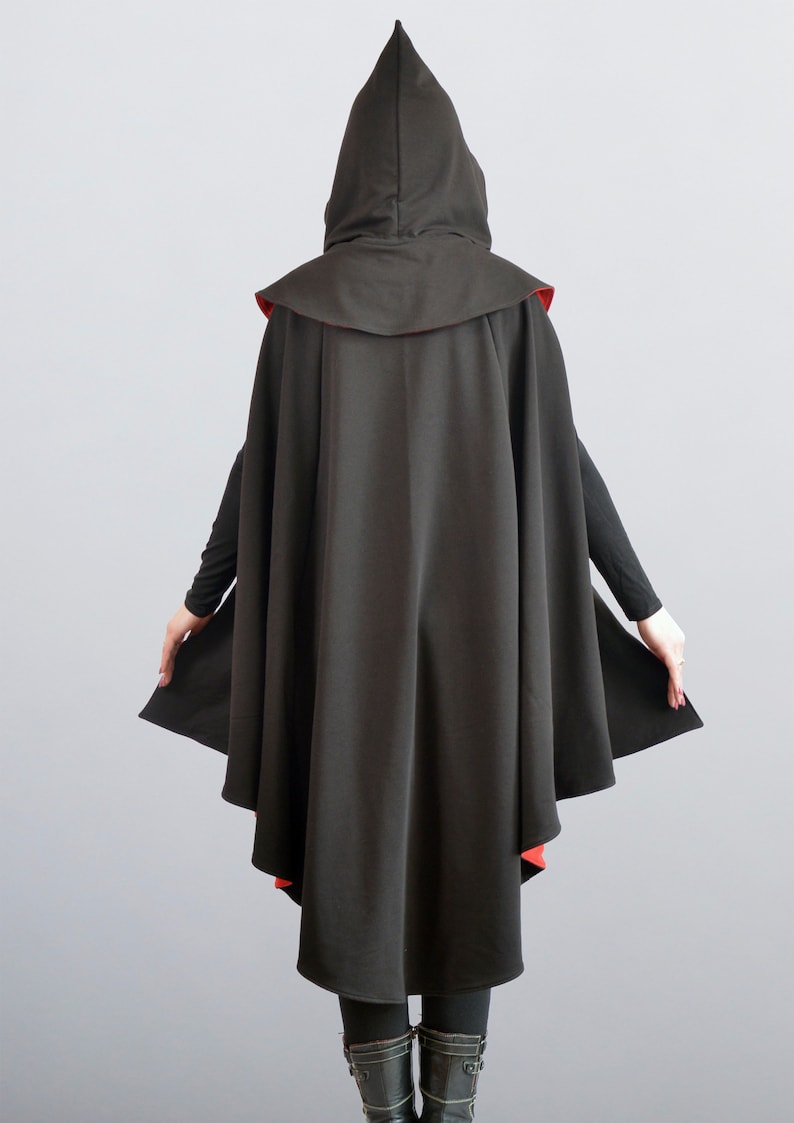 Witch Wizard Warlock Сloak Red Riding Hood's Cape. - Etsy
