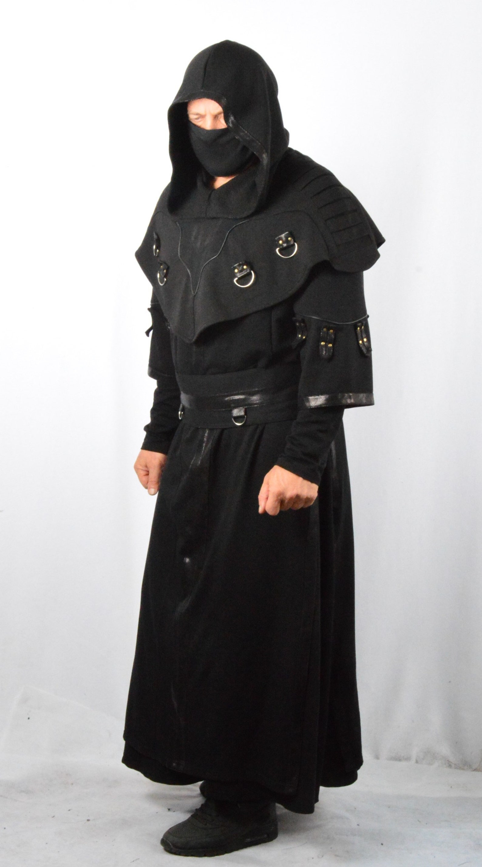 Аssassin Cloak Warlock Сloak Hooded Fantasy Cloakall Sizes. - Etsy