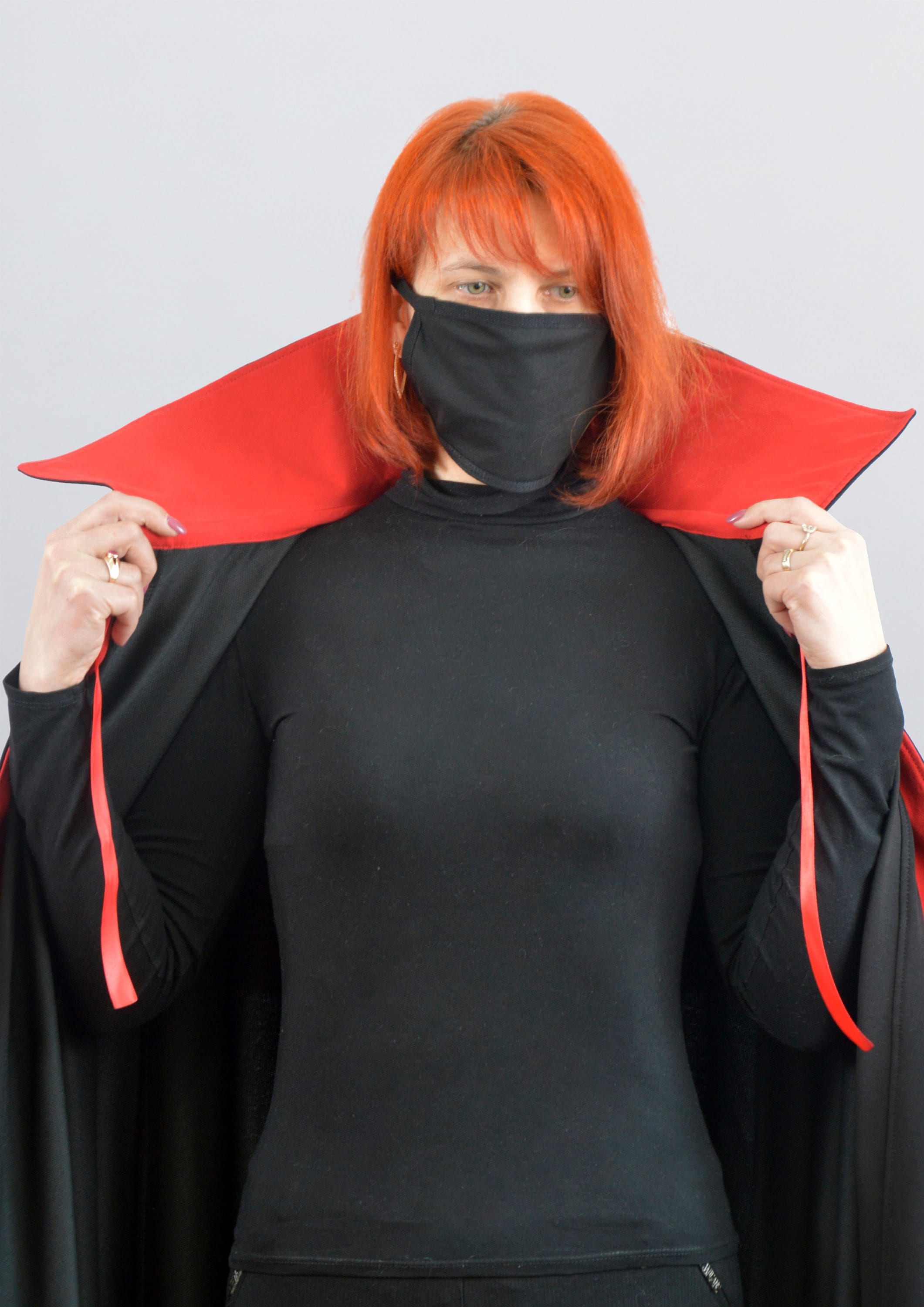 Dracula's cloak for LARP cosplay.Cloak for Halloween | Etsy