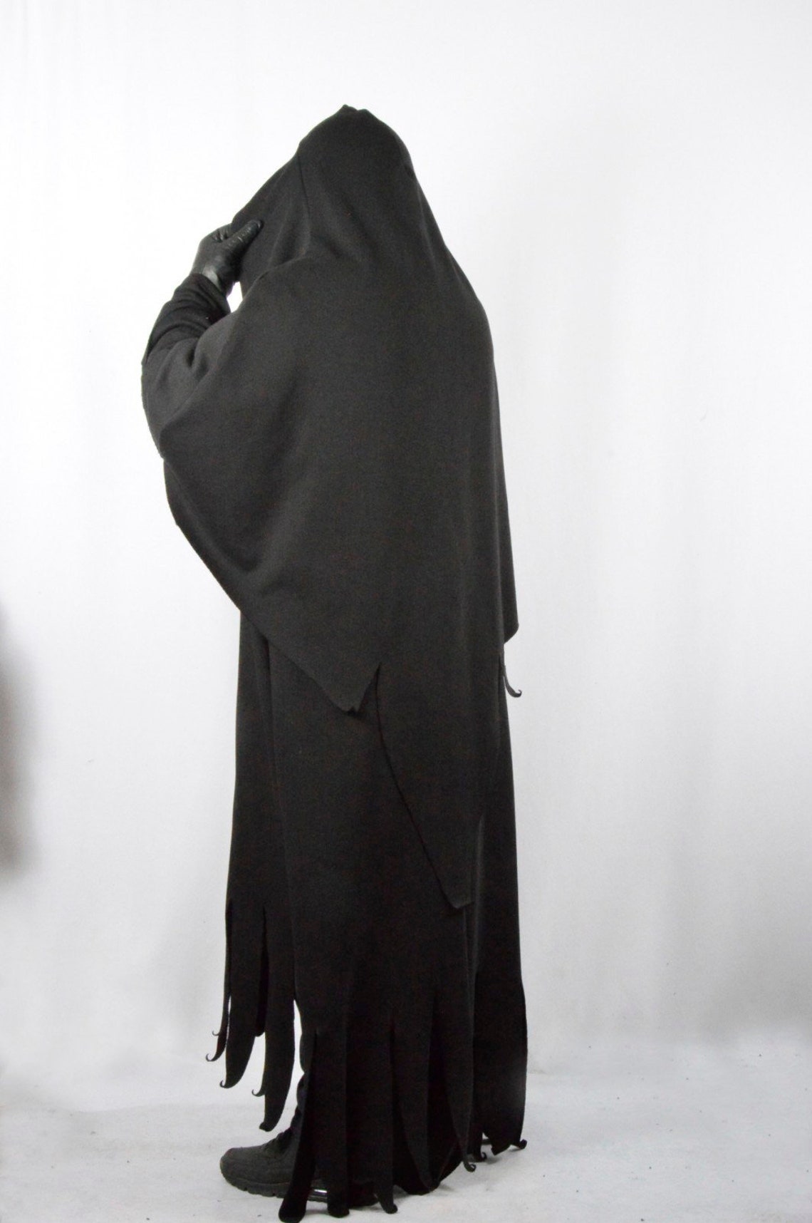 Ghost Costume.witch Wizardhooded Fantasy Cloaksith - Etsy