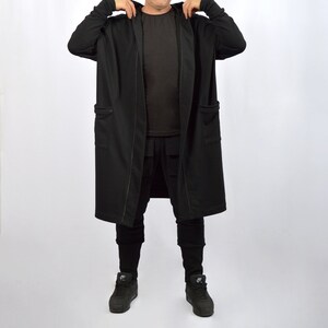 Oversized Cloak With Hood, Unisex Cardigan, Oversized Cardigan, Hooded ...