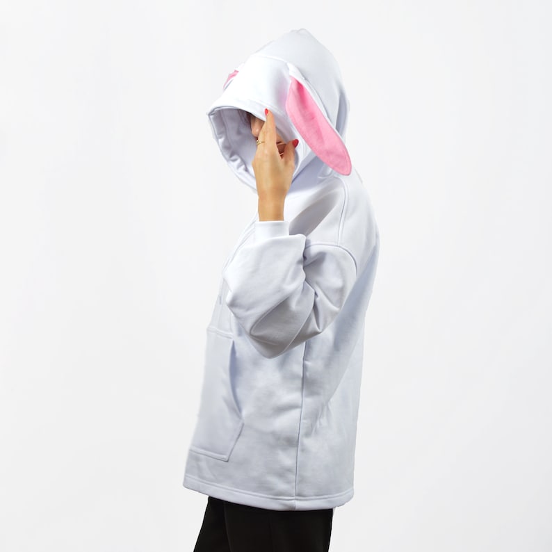 Oversized Hoodie With Cat Ears or Devil Horns Elf Ears Bunny | Etsy