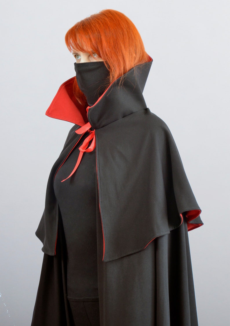 Dracula's Cloak for LARP Cosplay.cloak for Halloween - Etsy UK