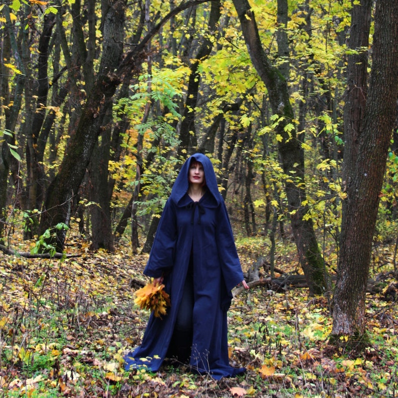Witch Wizard Warlock Сloak Hooded fantasy cloak all sizes | Etsy