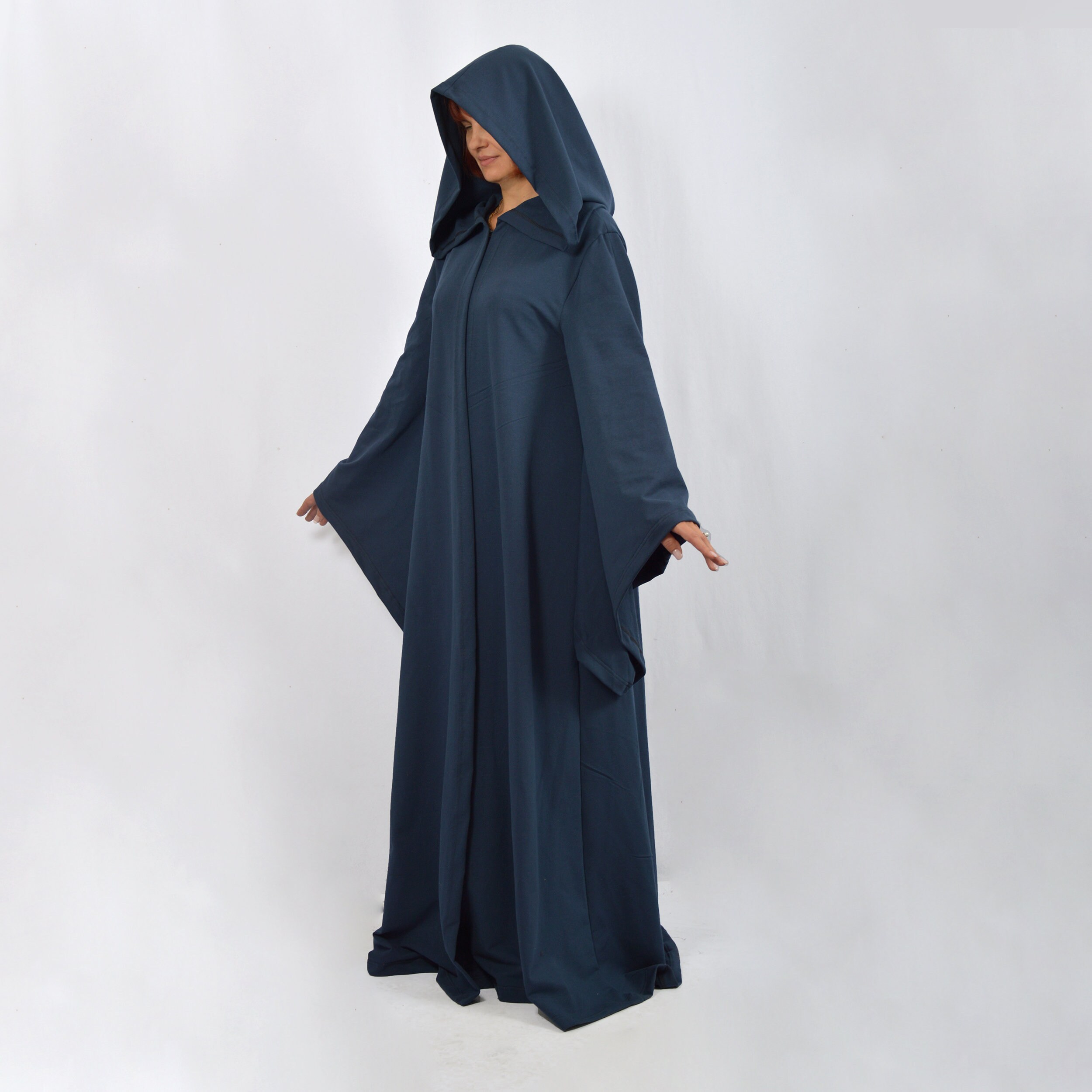 Witch Wizard Warlock Сloak Hooded Fantasy Cloak All Sizes - Etsy UK