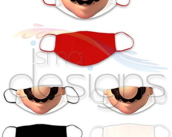 Mario mask | Etsy