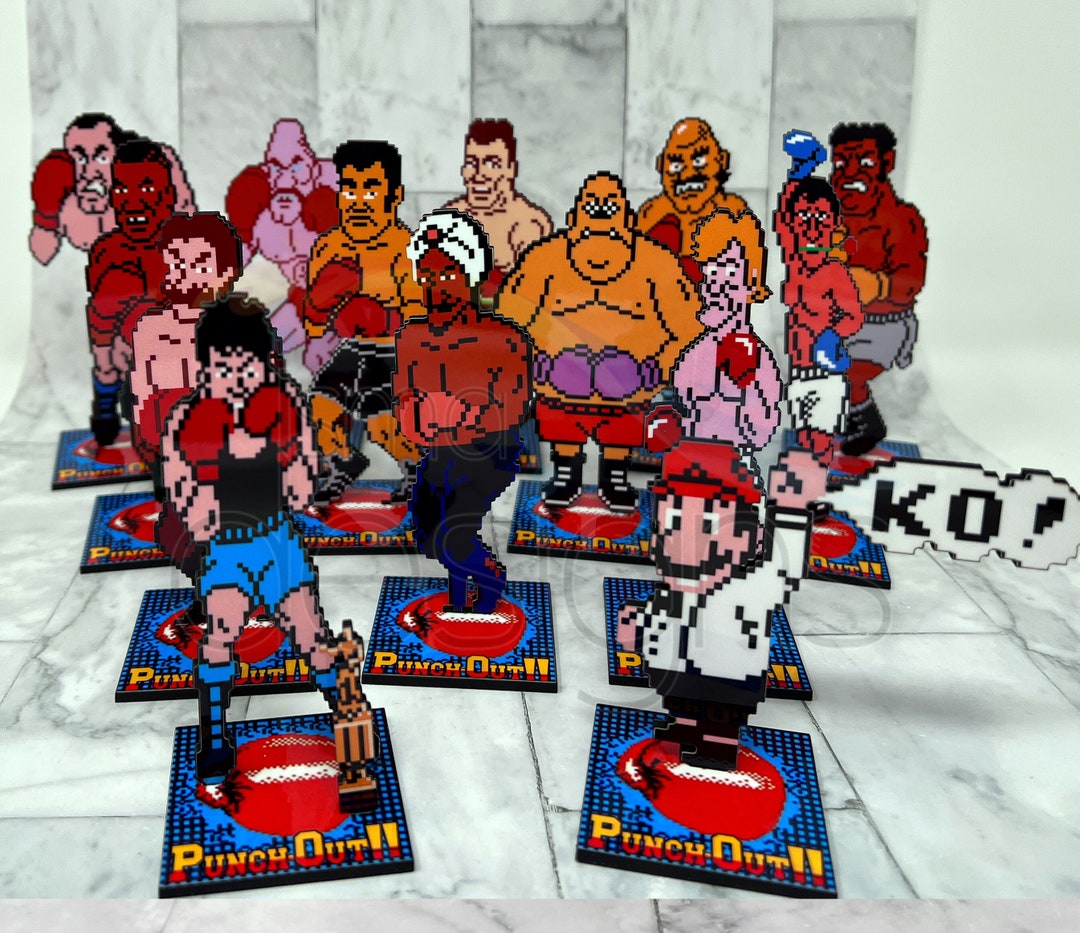 Mike Tyson's Punch-out Inspired Wooden Sprites | Retro Gaming Art - Etsy