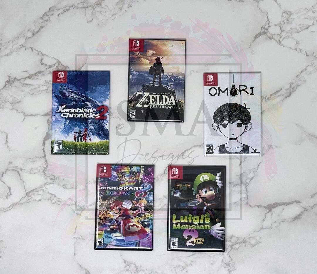 Nintendo Switch Game Art Magnets: Fridge & Office Decor - Etsy