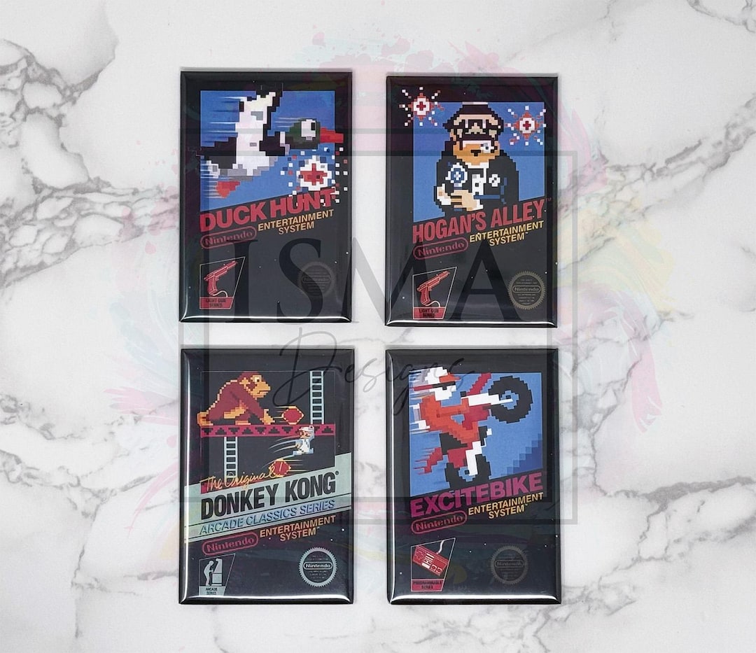 Game Art Magnets: Retro Gaming Fridge Decor - Etsy
