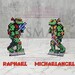 NES Ninja Turtles Inspired Wooden Sprites | Gaming Art Collectibles - Etsy