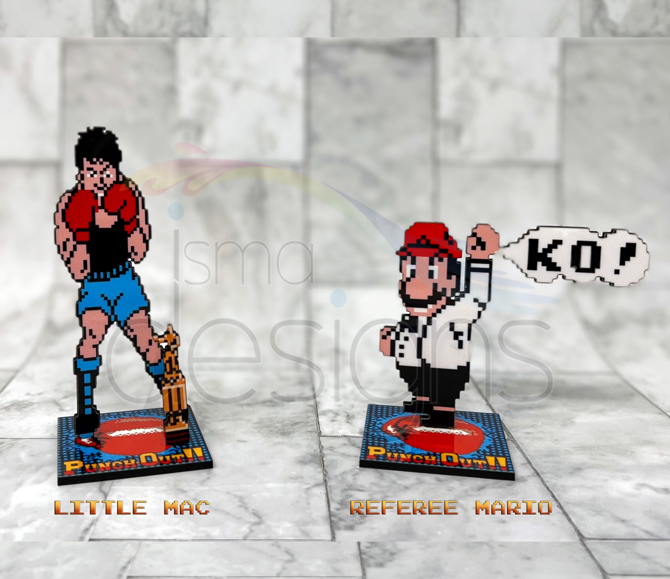 Wooden Sprites Mike Tyson's Punch-out Inspired - Etsy Canada