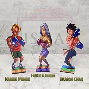 Super Punch-out Inspired Wooden Sprites | Retro Gaming Art - Etsy