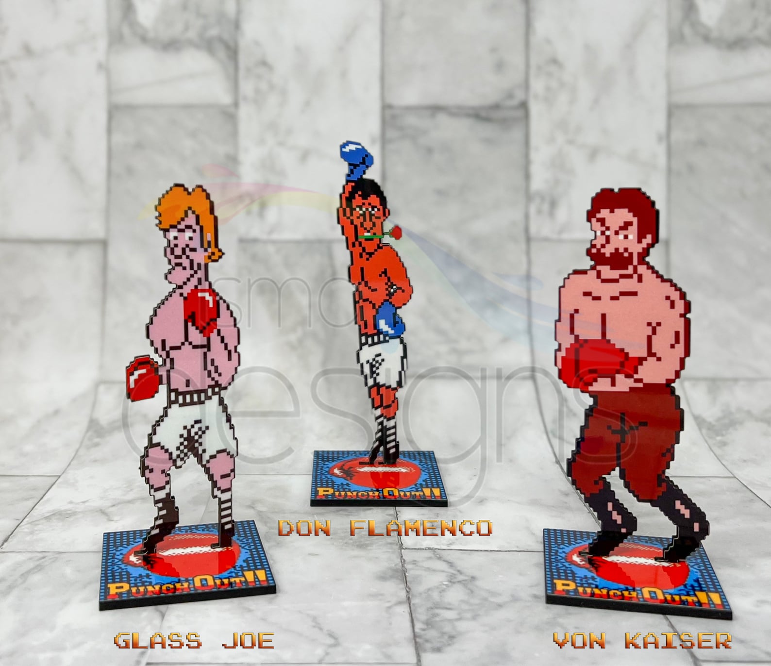 Wooden Sprites Mike Tyson's Punch-out Inspired - Etsy Canada