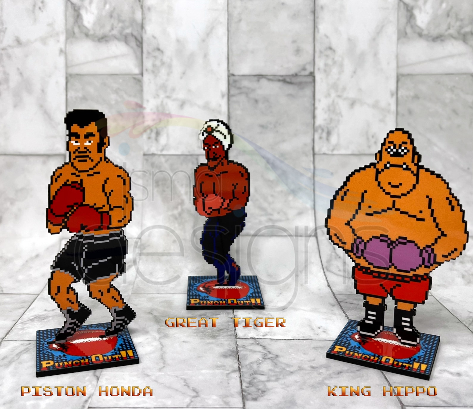 Wooden Sprites Mike Tyson's Punch-out Inspired - Etsy Canada