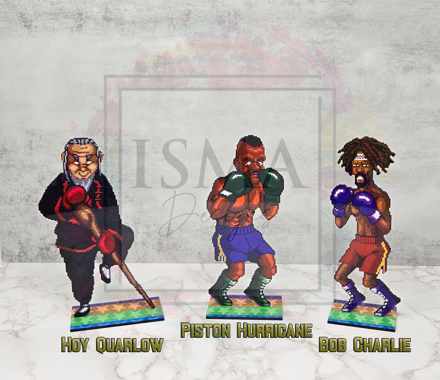 Super Punch-out Inspired Wooden Sprites | Retro Gaming Art - Etsy