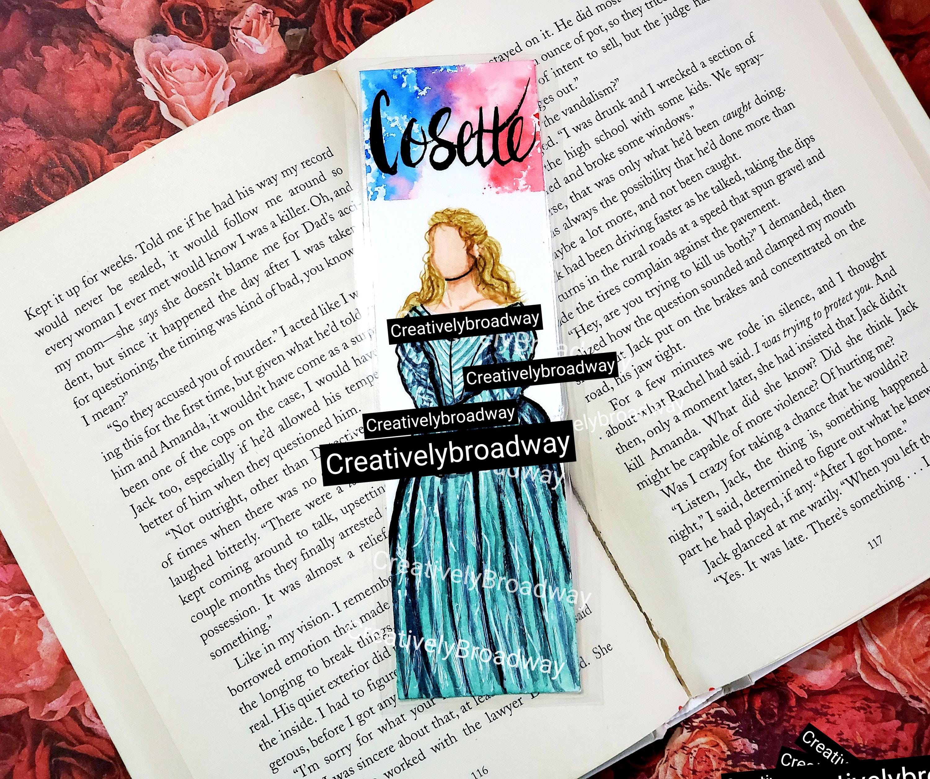 Les Miserables: the Musical Handmade, Watercolour, Broadway Bookmarks ...