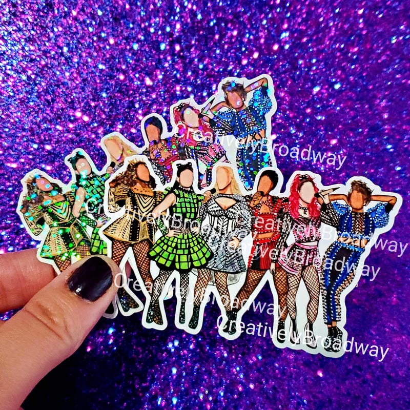 Six the Musical Stickers - Etsy