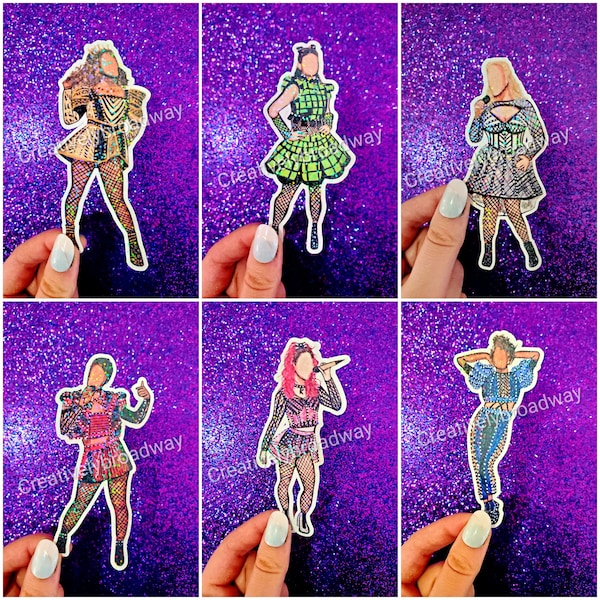 Six the Musical Stickers - Etsy