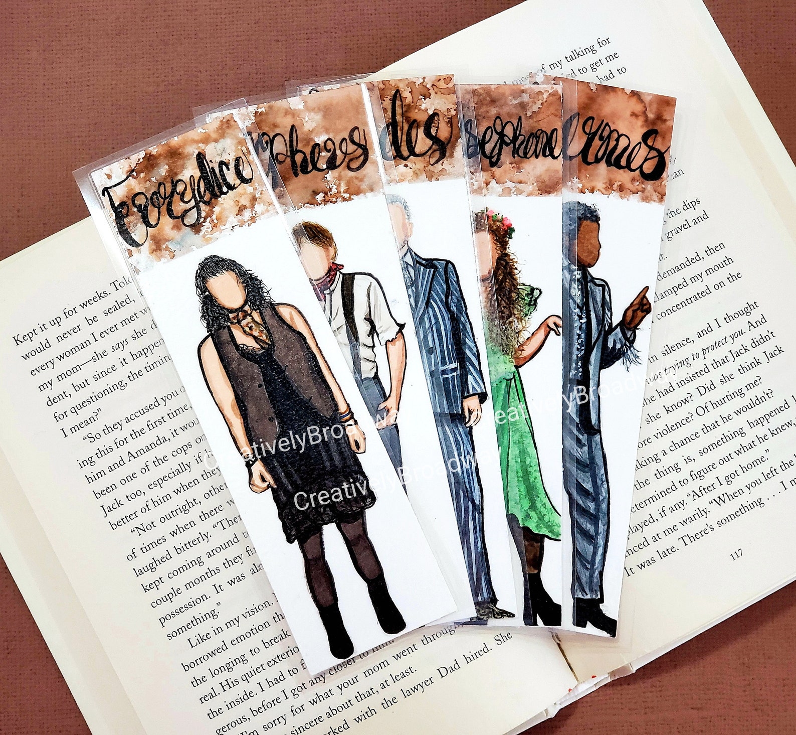 Hadestown Handmade, Watercolour, Broadway Bookmarks, Musical Theatre - Etsy