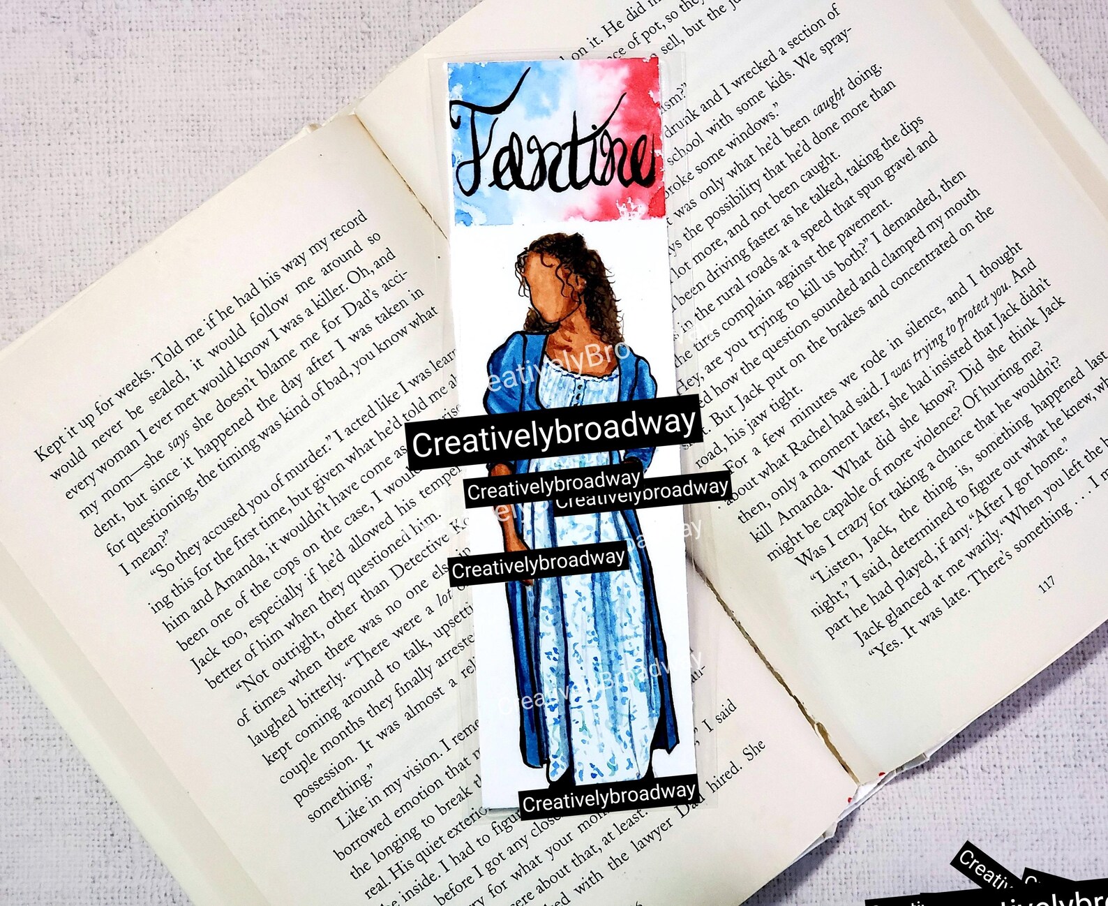 Les Miserables: the Musical Handmade, Watercolour, Broadway Bookmarks ...