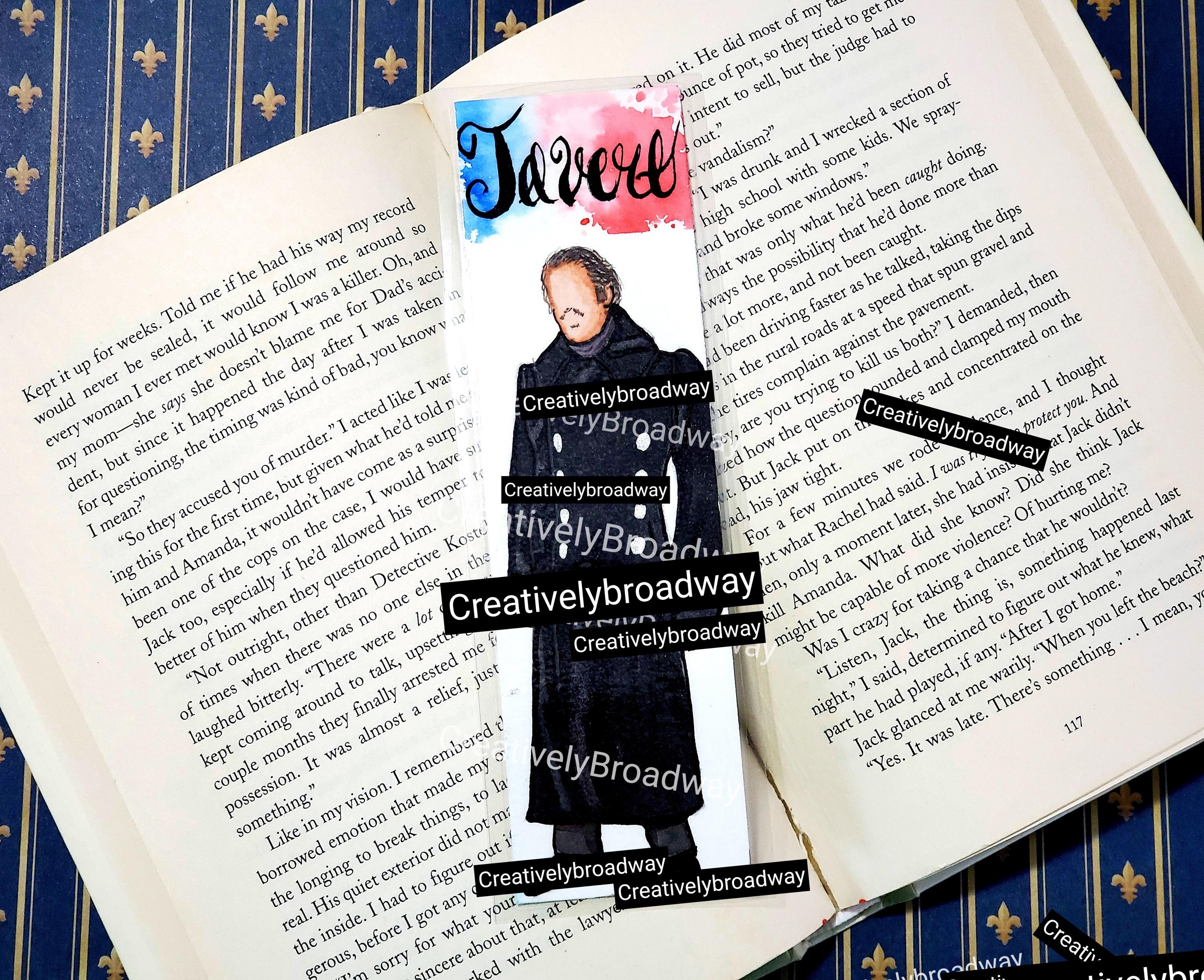 Les Miserables: the Musical Handmade, Watercolour, Broadway Bookmarks ...