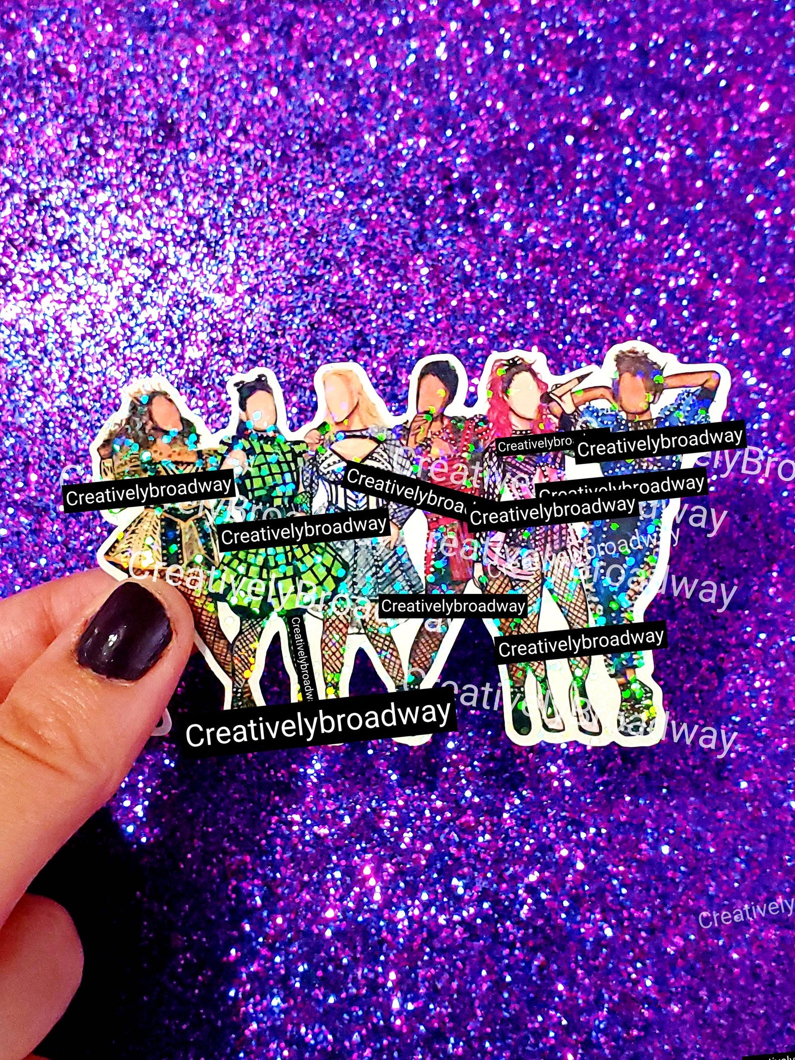 Six: the Musical Handmade Holographic Broadway Sticker - Etsy