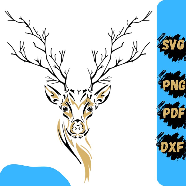 Buck Deer SVG Deer Svg Fall SVG Buck Clipart Hunting - Etsy