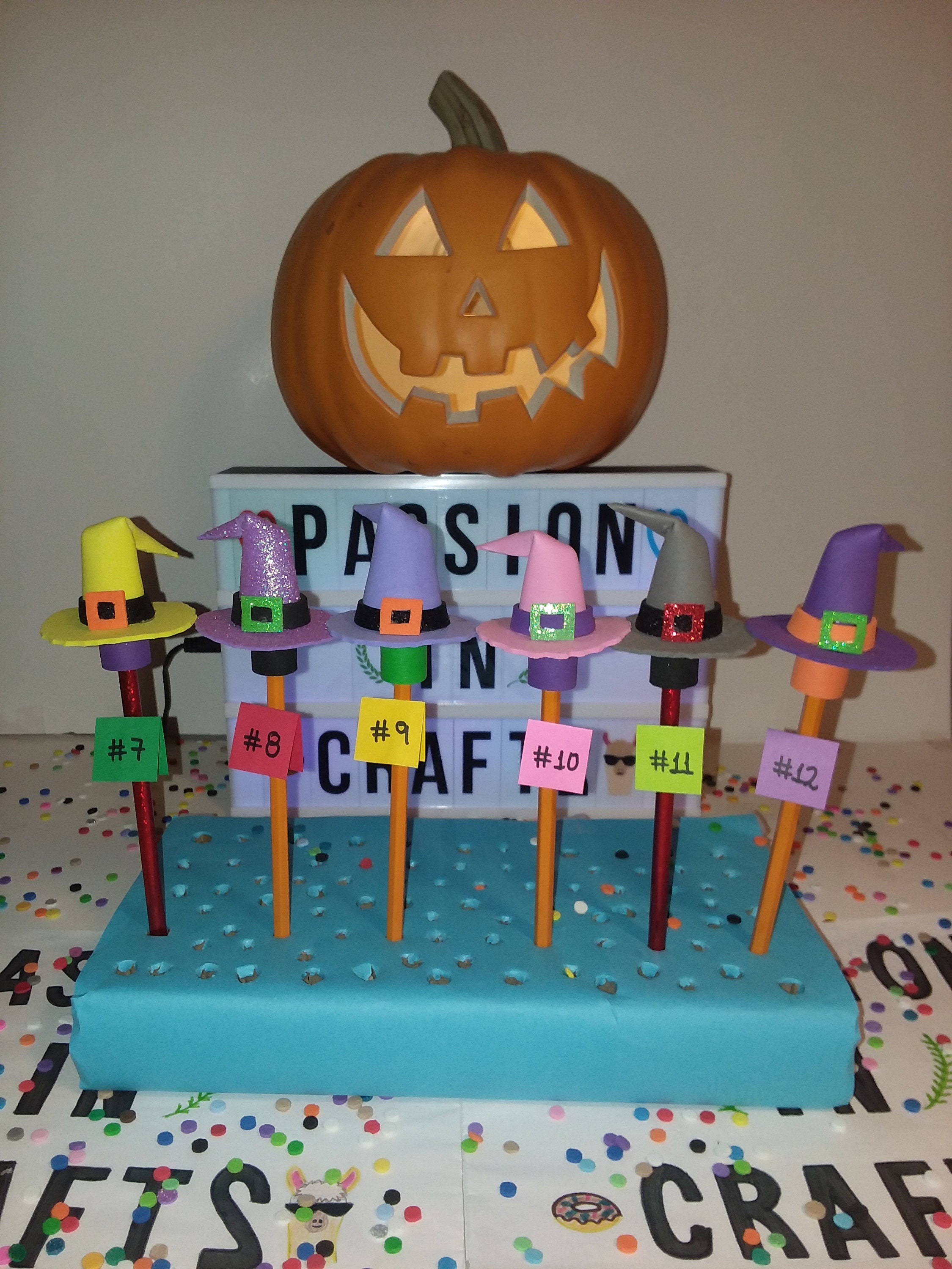 Pen and Pencil Toppers/halloween Pencil Toppers/witch Hat Pen Toppers ...