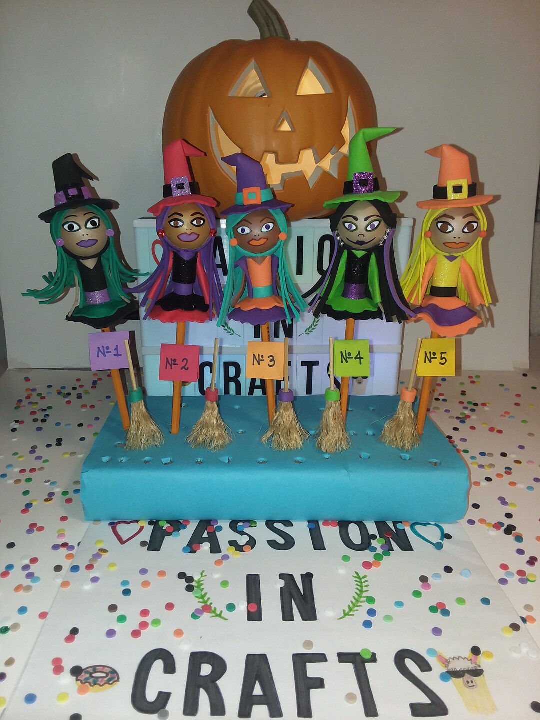 Pen and Pencil Toppers/halloween Pen Pencil Toppers/witch Pen Pencil ...