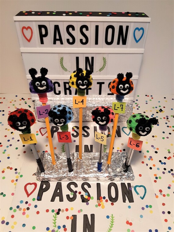 Pen and Pencil Toppers/back to School/ladybug Pencil - Etsy